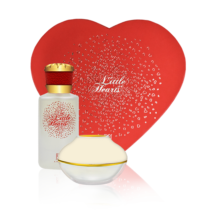 Ahmed Perfume Little Hearts Gift Set (EDP 50 ml + Air Freshener 180 ml ...