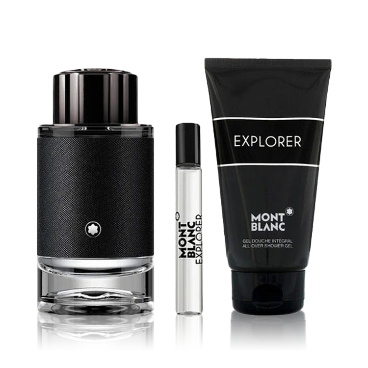 Mont Blanc Explorer Gift Set (EDP 100 ml + EDP 7.5 ml + Shower Gel 100 ml)