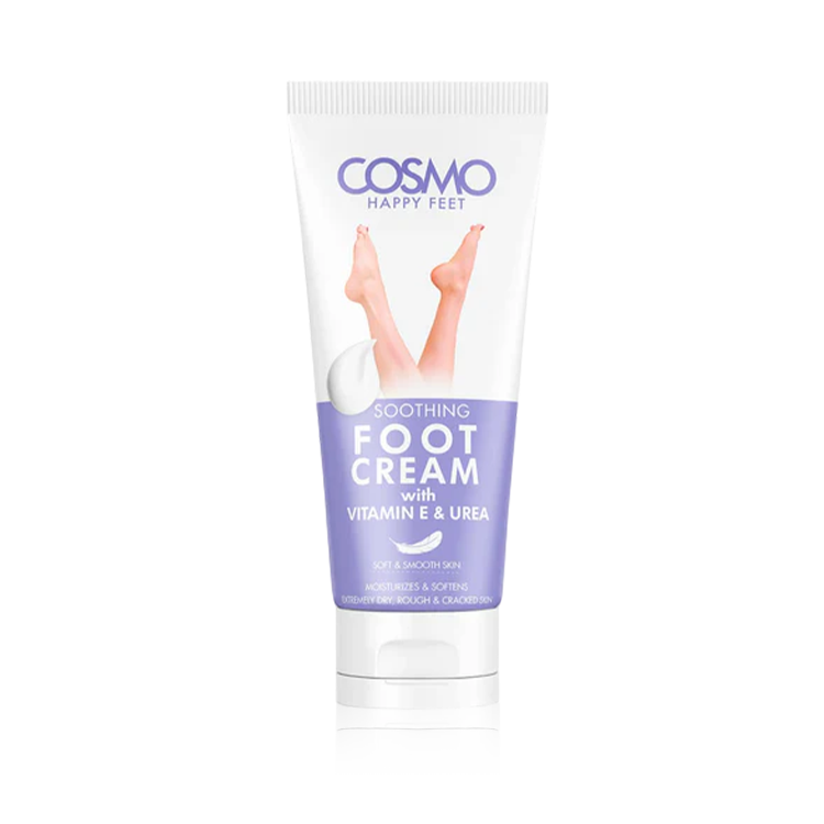 Cosmo Cosmetics Soothing Foot Cream With Vitamin E & Urea - 150 ml