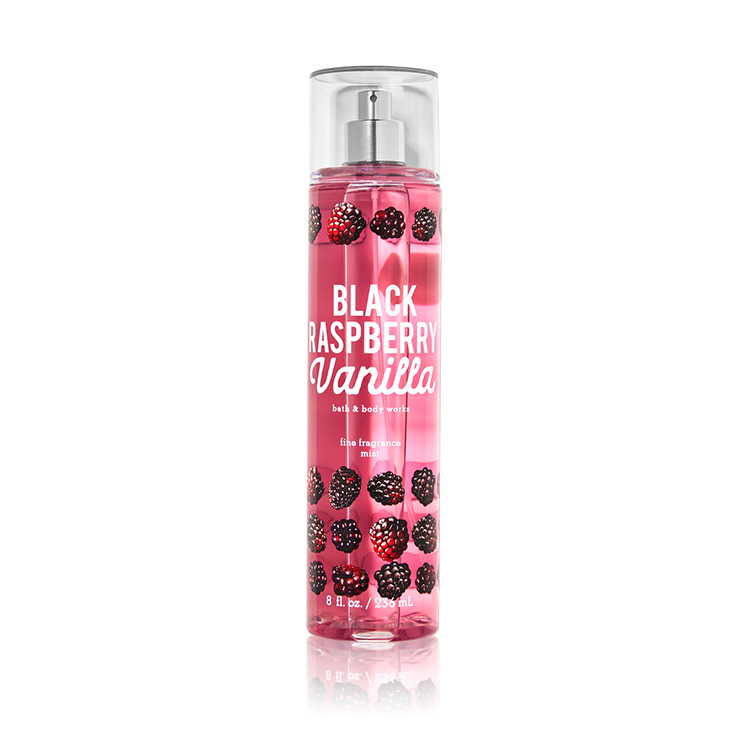 Bath & Body Works Black Raspberry Vanilla Fine Body Mist - 236 ml