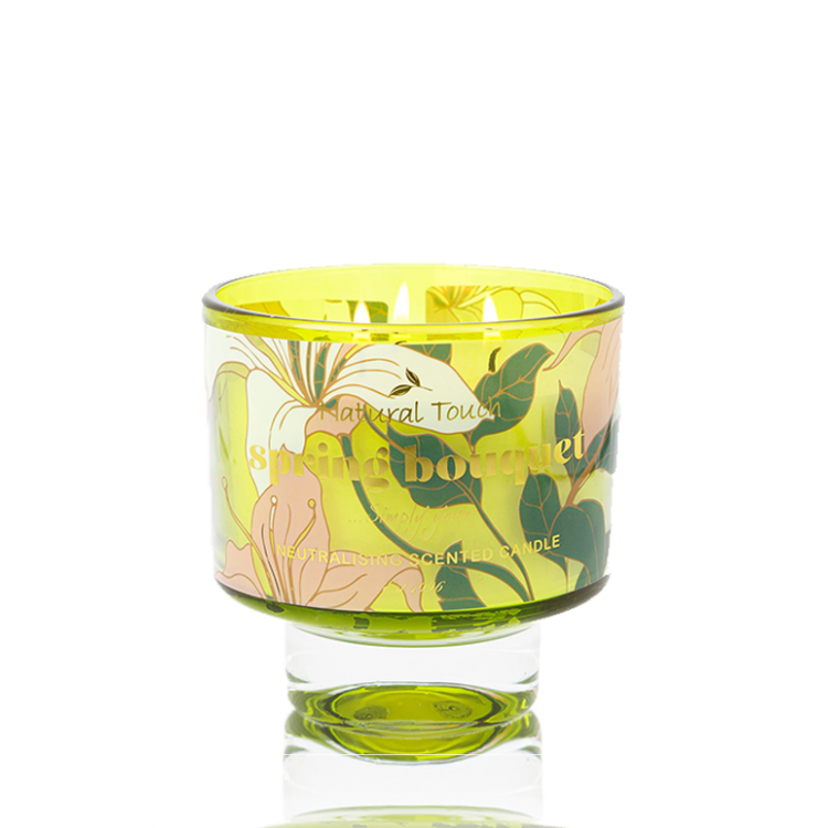 Natural Touch Spring Bouquet 3 Wicks Candle - 350 g
