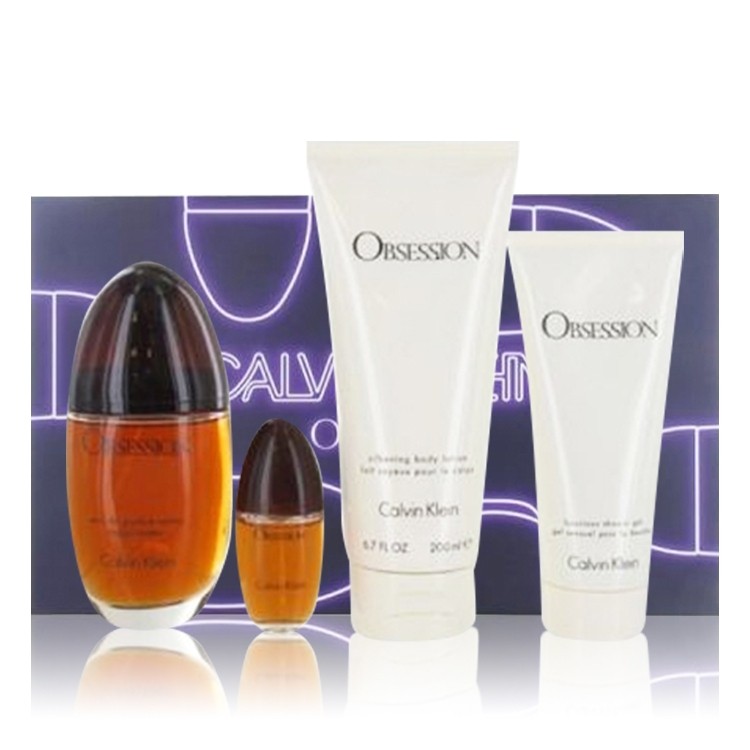 Calvin Klein Obsession Gift Set - 4 Pcs