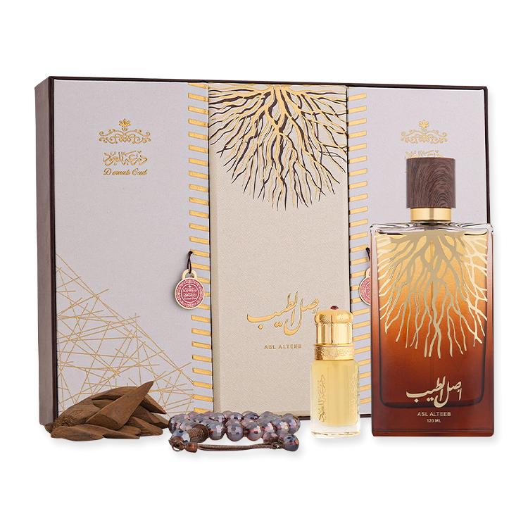 Deraah Oud Asl Al-teeb Gift Set - 4 Pieces