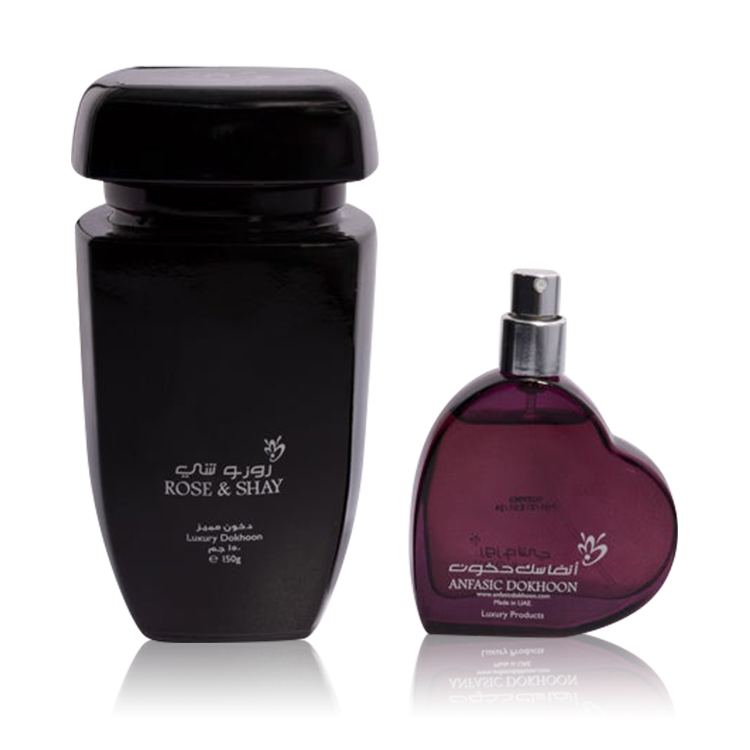Anfasic Dokhoon Rose & Shay Set (150 g + 30 ml)