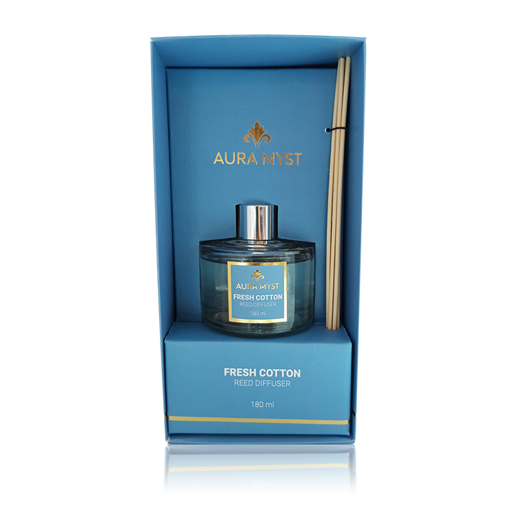 Aura Myst Reed Diffuser Fresh cotton - 180 ml